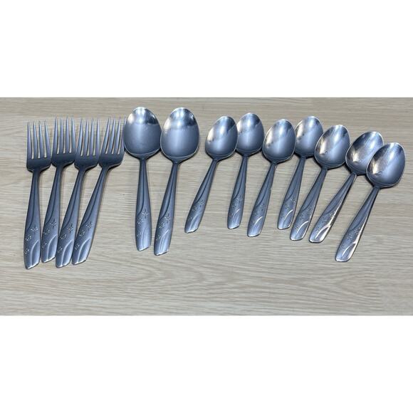 thor | Dining | Lot Of 3 Thor Stainless Steel Flatware Starlet Atomic ...